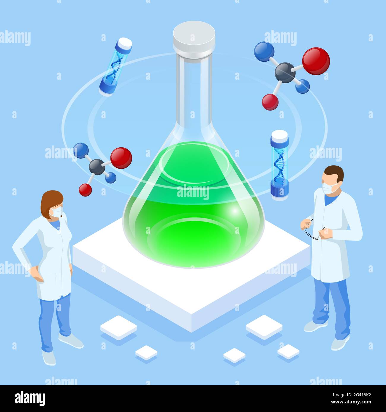 Cartoon science beaker hi-res stock photography and images - Alamy