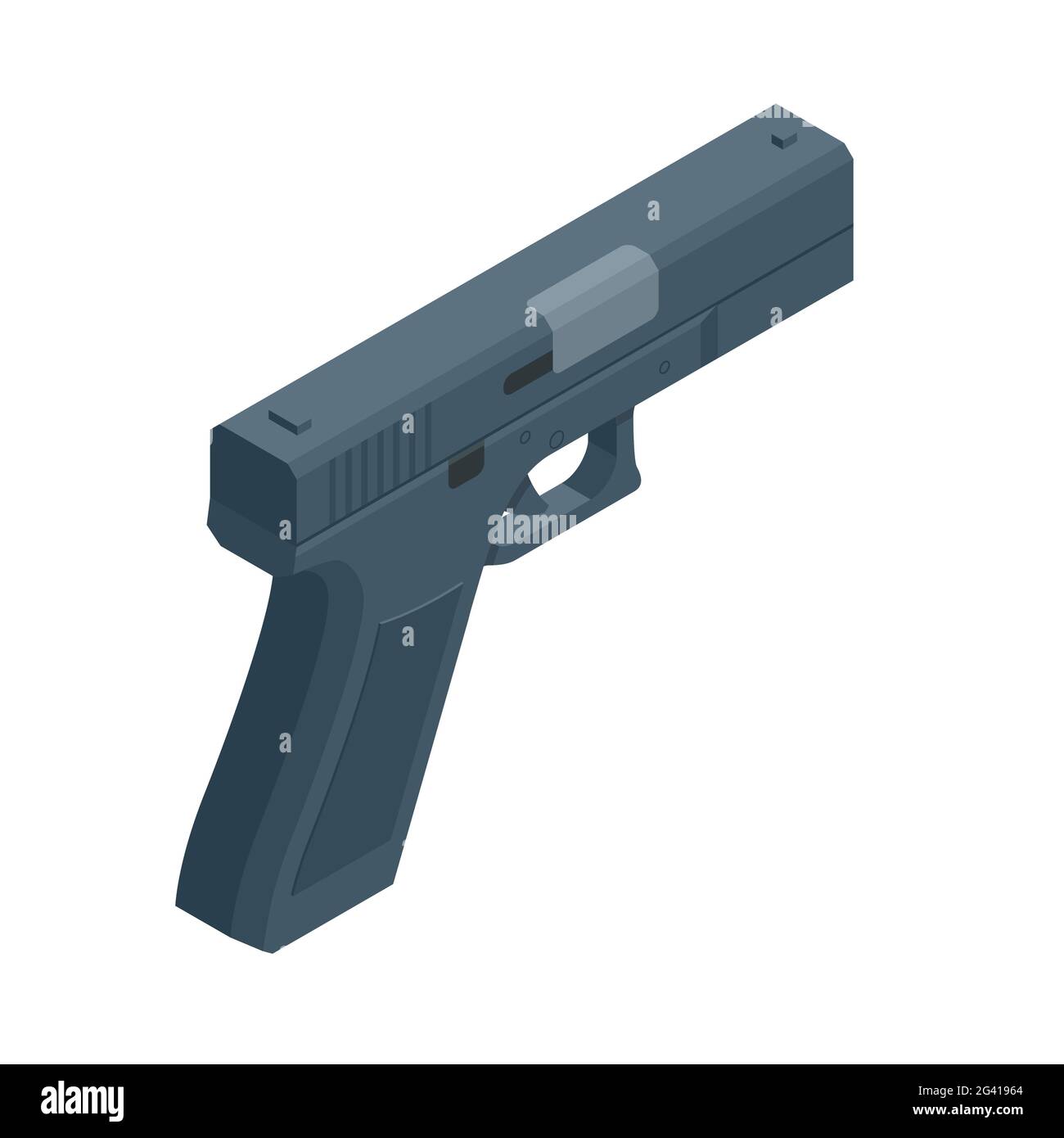 Sig gun Stock Vector Images - Alamy