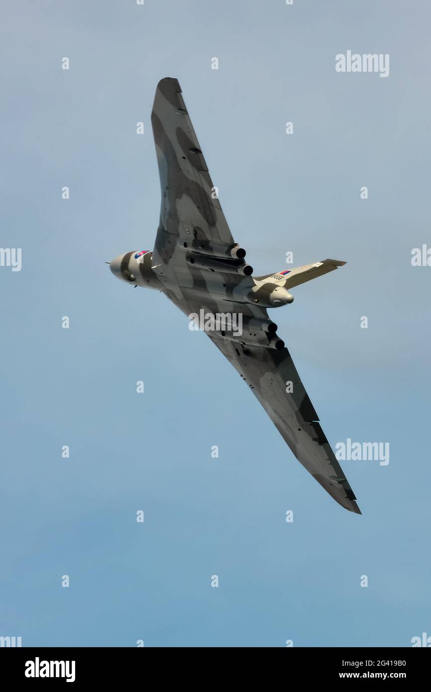 Avro Vulcan XH558 at Airbourne Stock Photo - Alamy