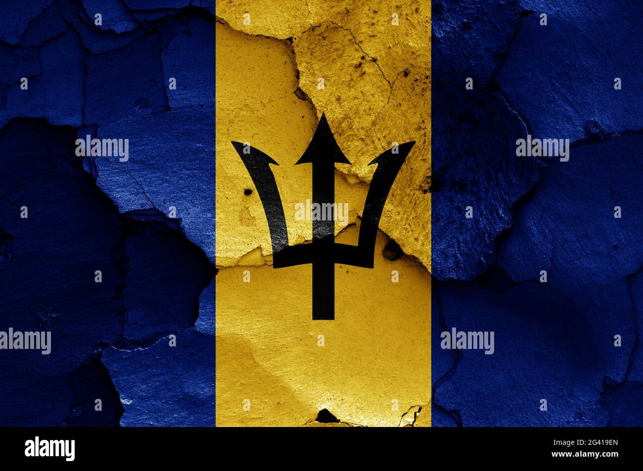 Barbados Flag Wallpaper