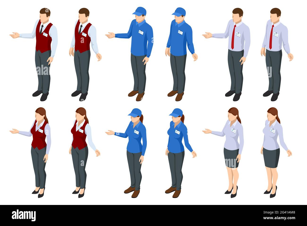 Women talking to shop assistant Stock Vector Images - Alamy