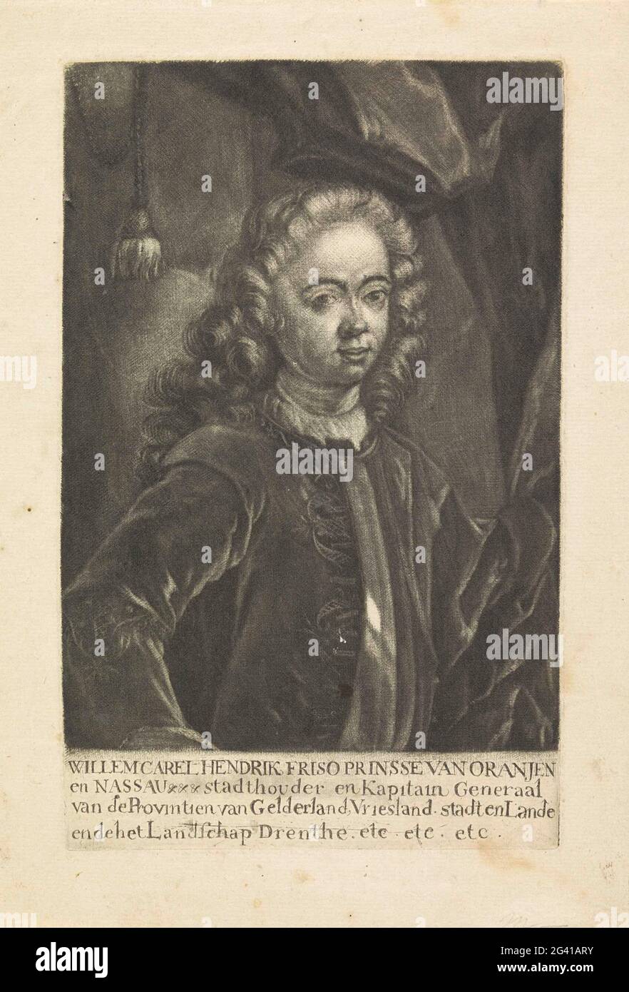 Portrait of Willem IV, Prince of Orange-Nassau. Portrait of Willem IV ...