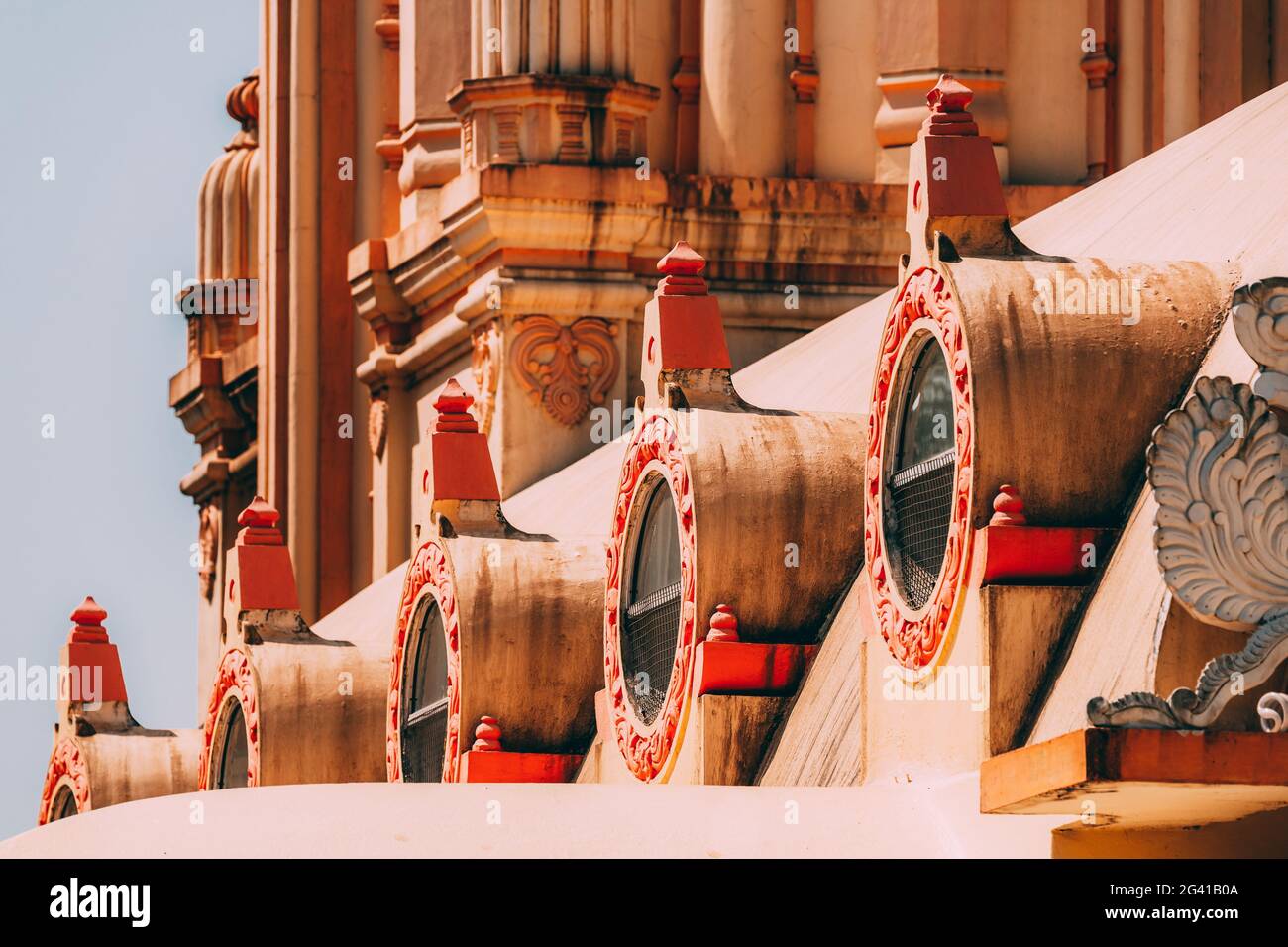 Mapusa, Goa, India. The Shree Ganesh Mandir, Ganeshpuri Temple. Famous ...