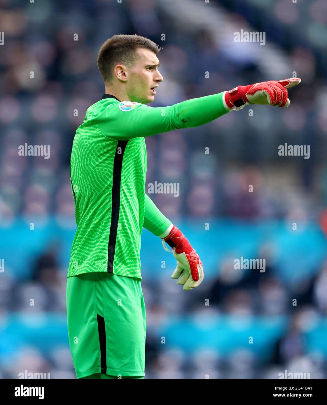 Croatia goalkeeper Dominik Livakovic during the UEFA Euro 2020 Group D ... Croatia goalkeeper Dominik Livakovic during the UEFA Euro 2020 Group D ...