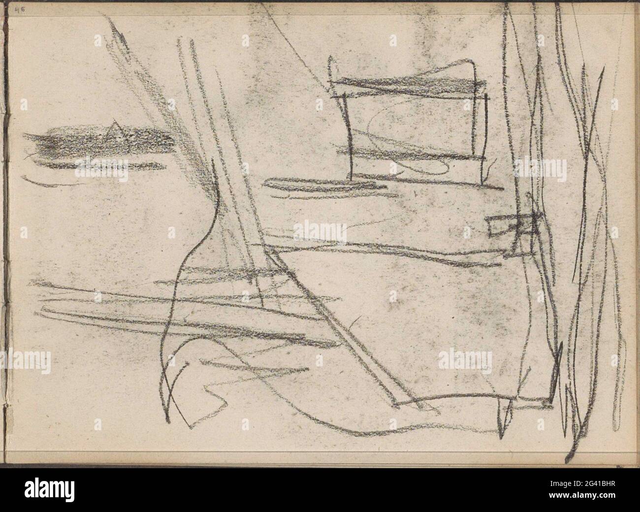 House. Page 45 From a sketchbook with 32 sheets Stock Photo - Alamy