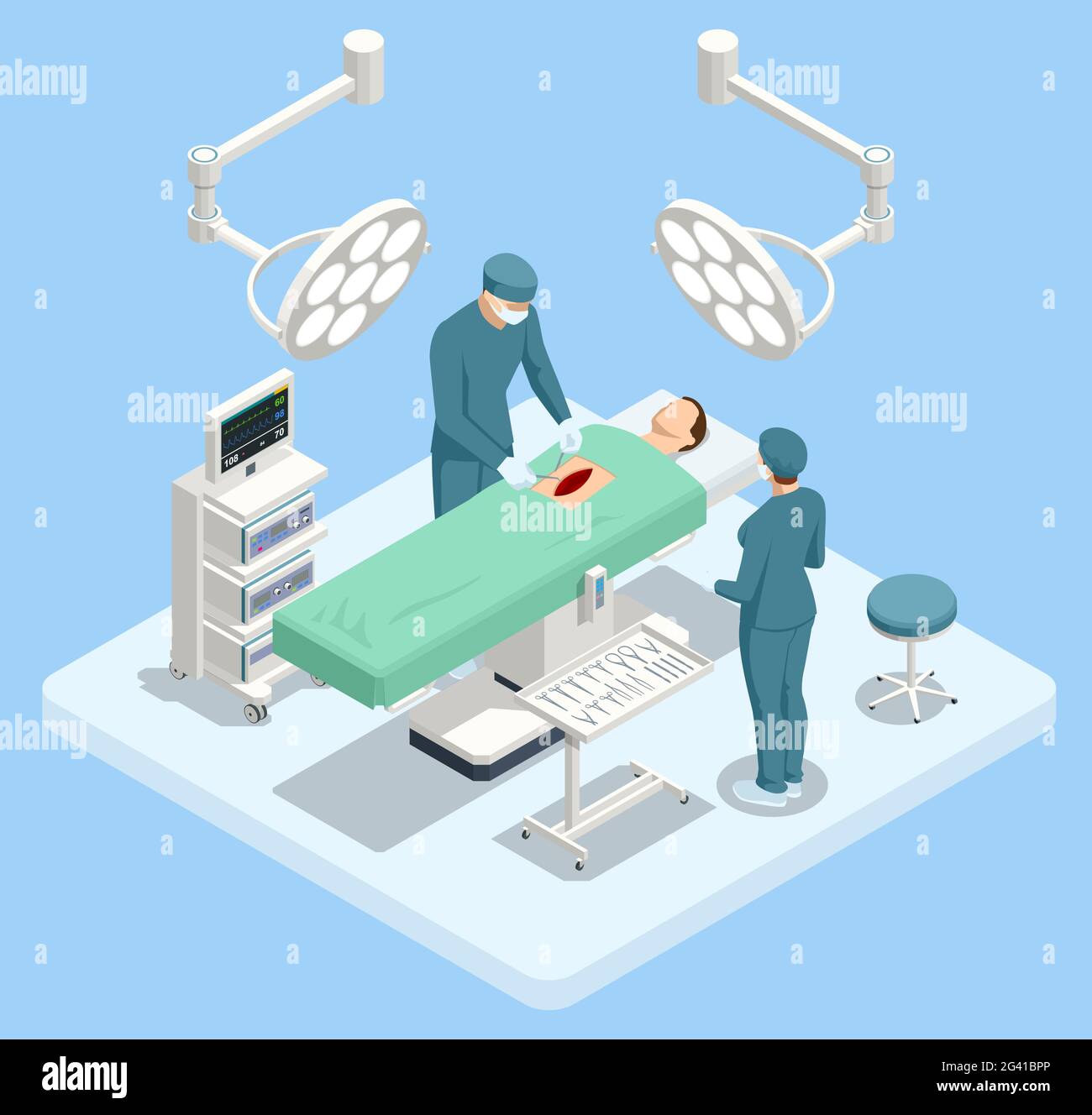 Isometric Equipment and Medical Devices in Modern Operating Room ...