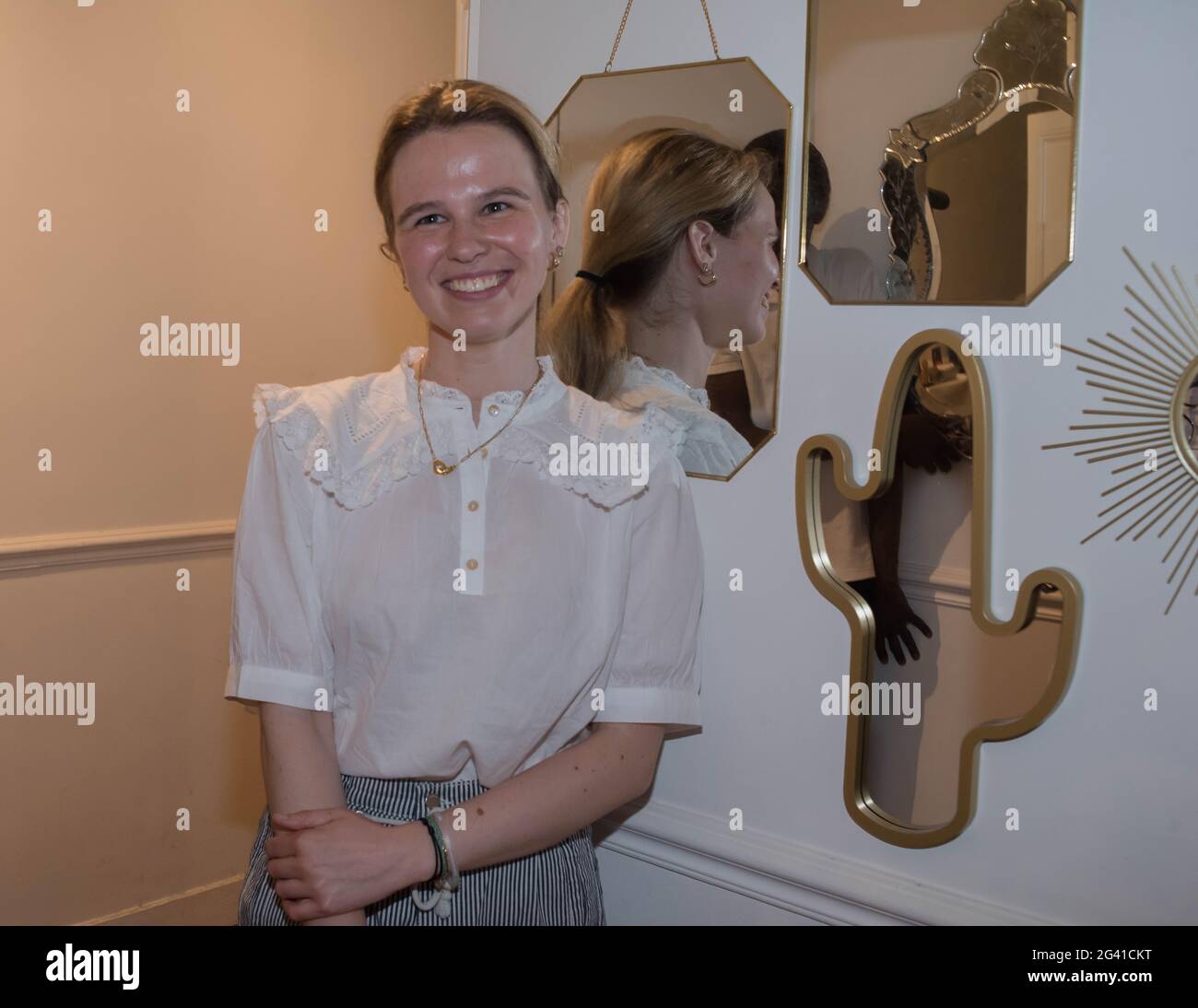 Paris : Birthday Party Fabienne Thibeault by model Jérémy Bellet Stock ...