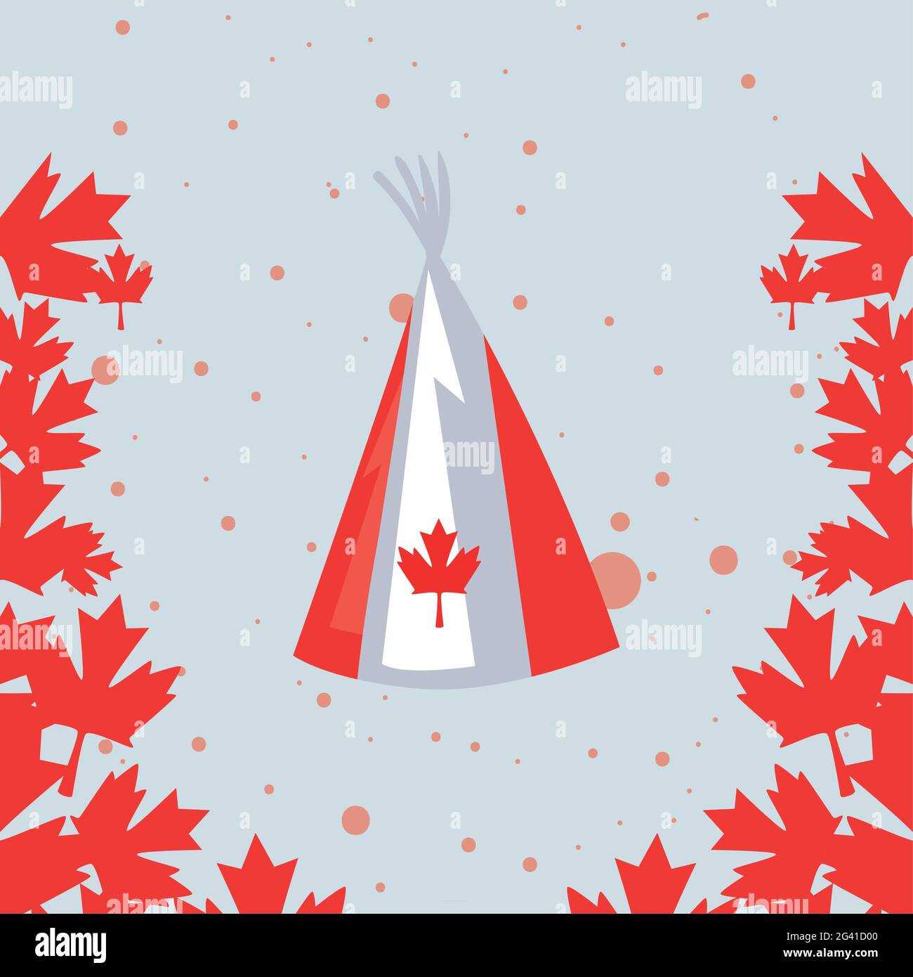 Canada day flag in party hat Stock Vector Image & Art - Alamy
