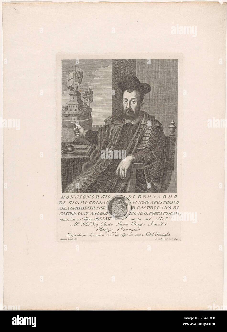 Giovanni di bernardo rucellai portraits hi-res stock photography and ...