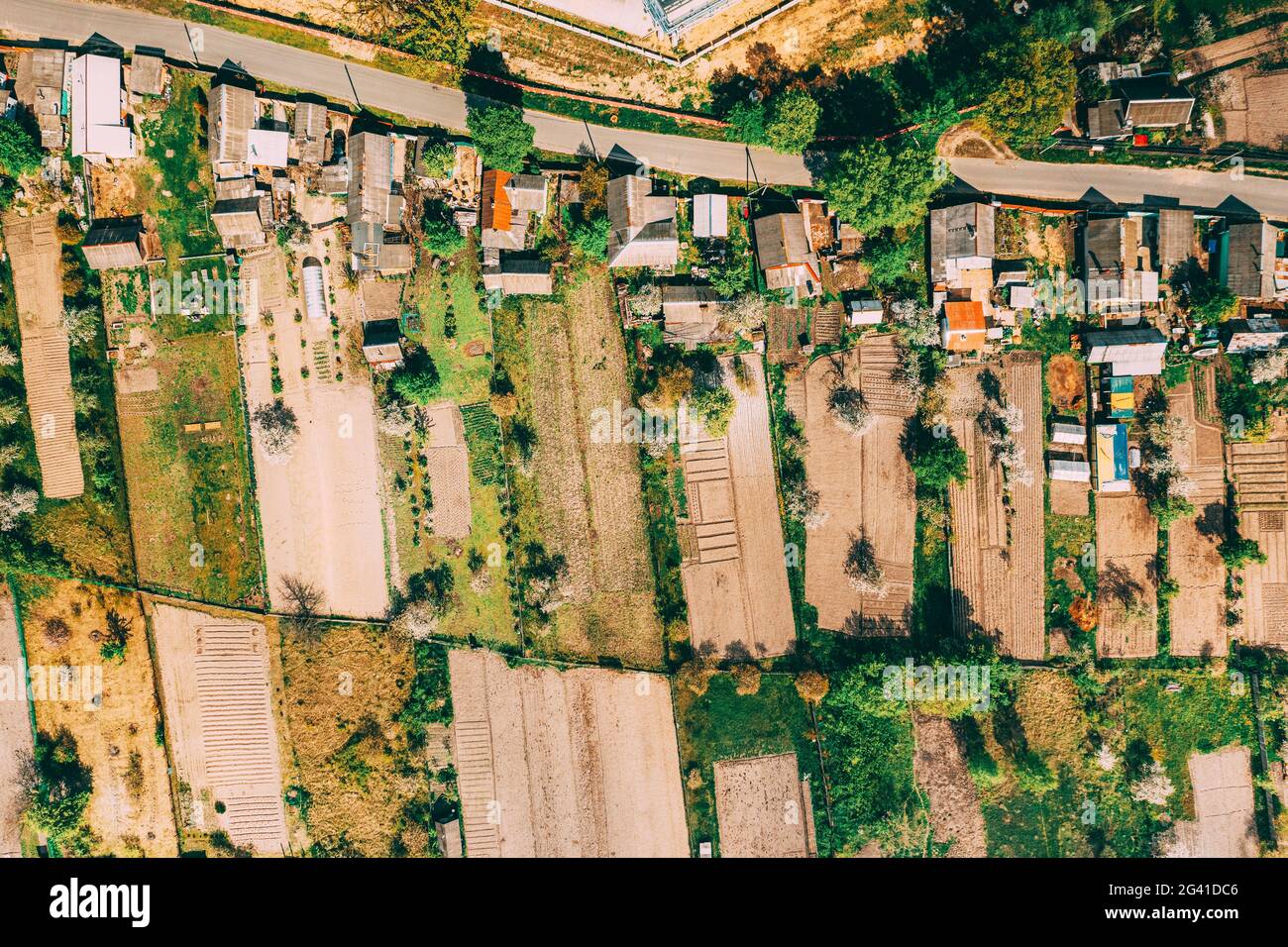 Birds eye view small farm hi-res stock photography and images - Alamy
