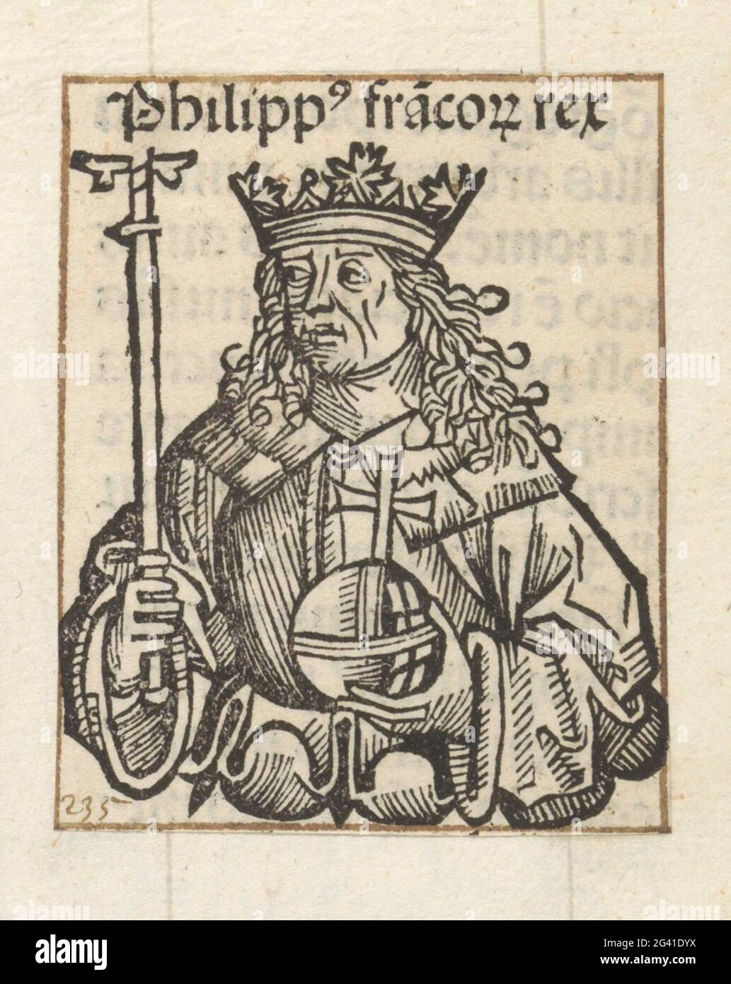 King Philip IV De Schone; Philipp [US] FRA [N] Cor [UM] Rex; Liber ...