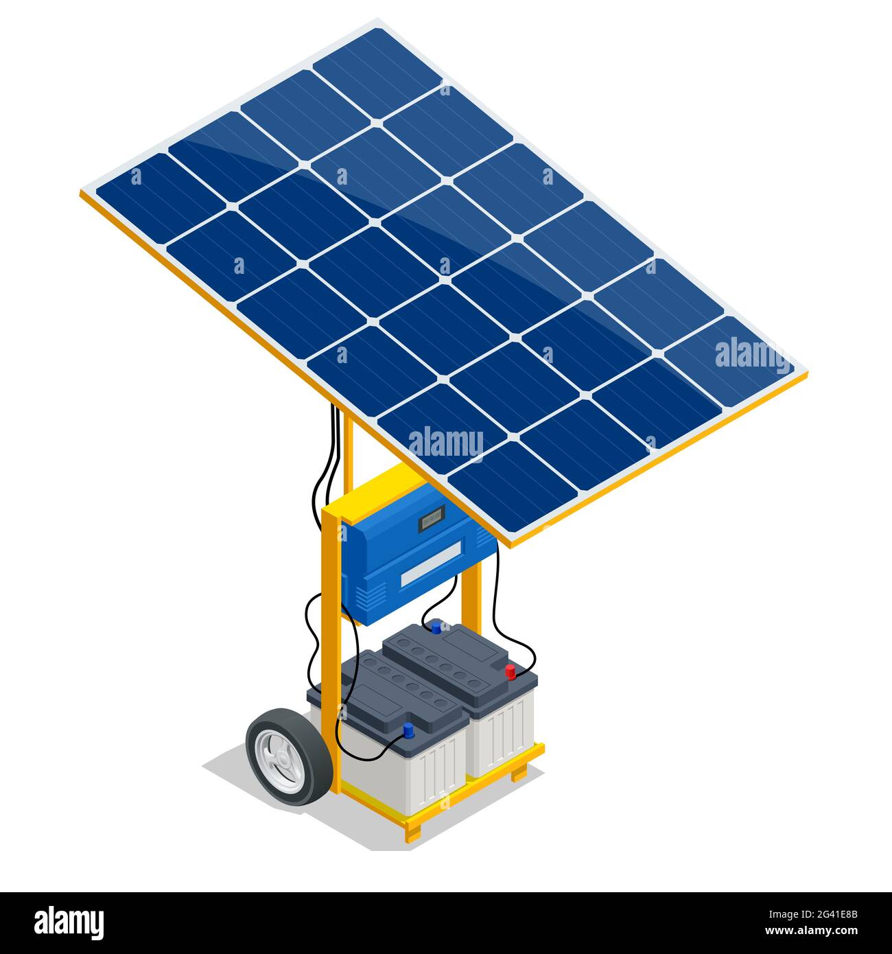 Isometric Solar Panel and Green Energy Battery. Renewable Energy ... Isometric Solar Panel and Green Energy Battery. Renewable Energy ...