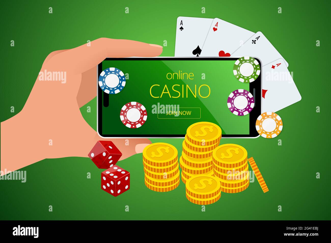 Casino collage Stock Vector Images - Alamy