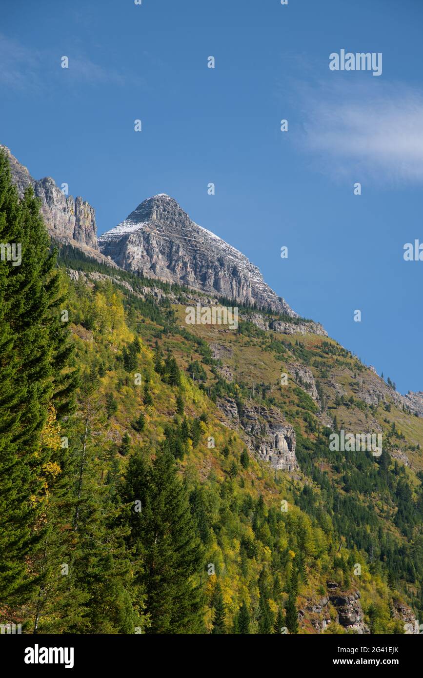 High view scenic snow hi-res stock photography and images - Alamy