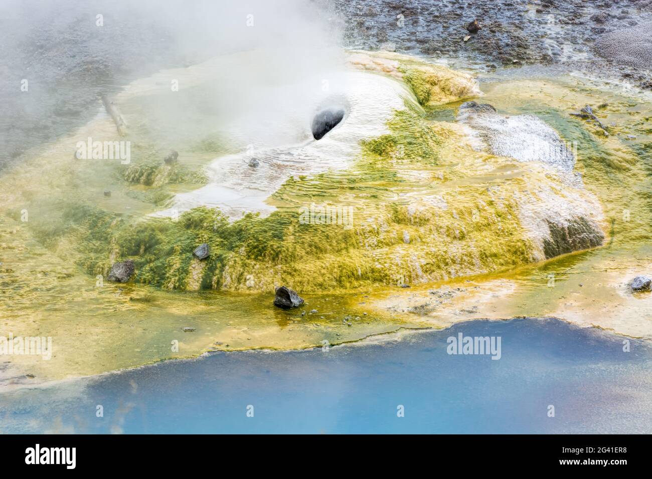 Norris Geyser Basin Stock Photo - Alamy