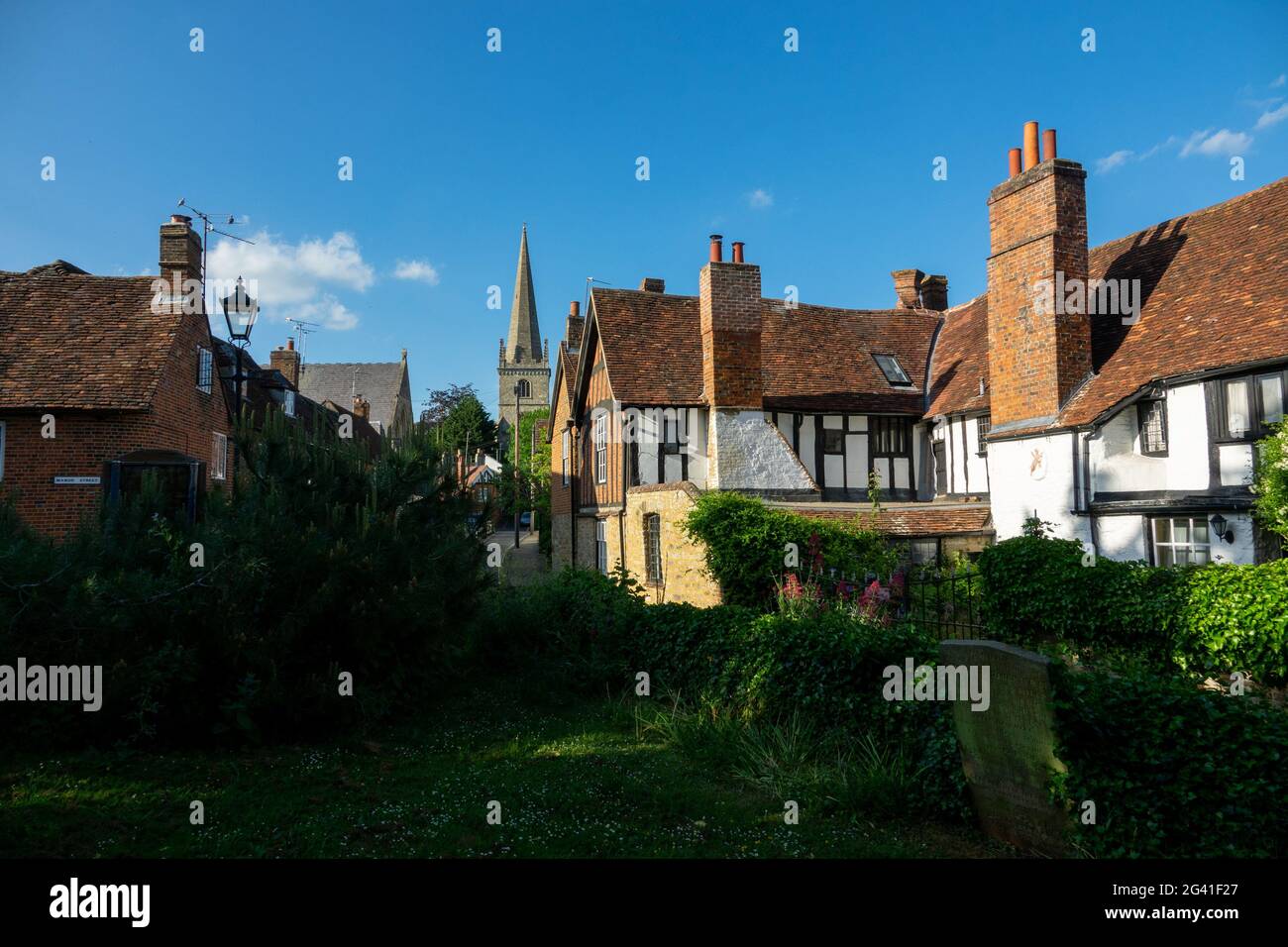 Castle Street, Old Buckingham Stock Photo - Alamy