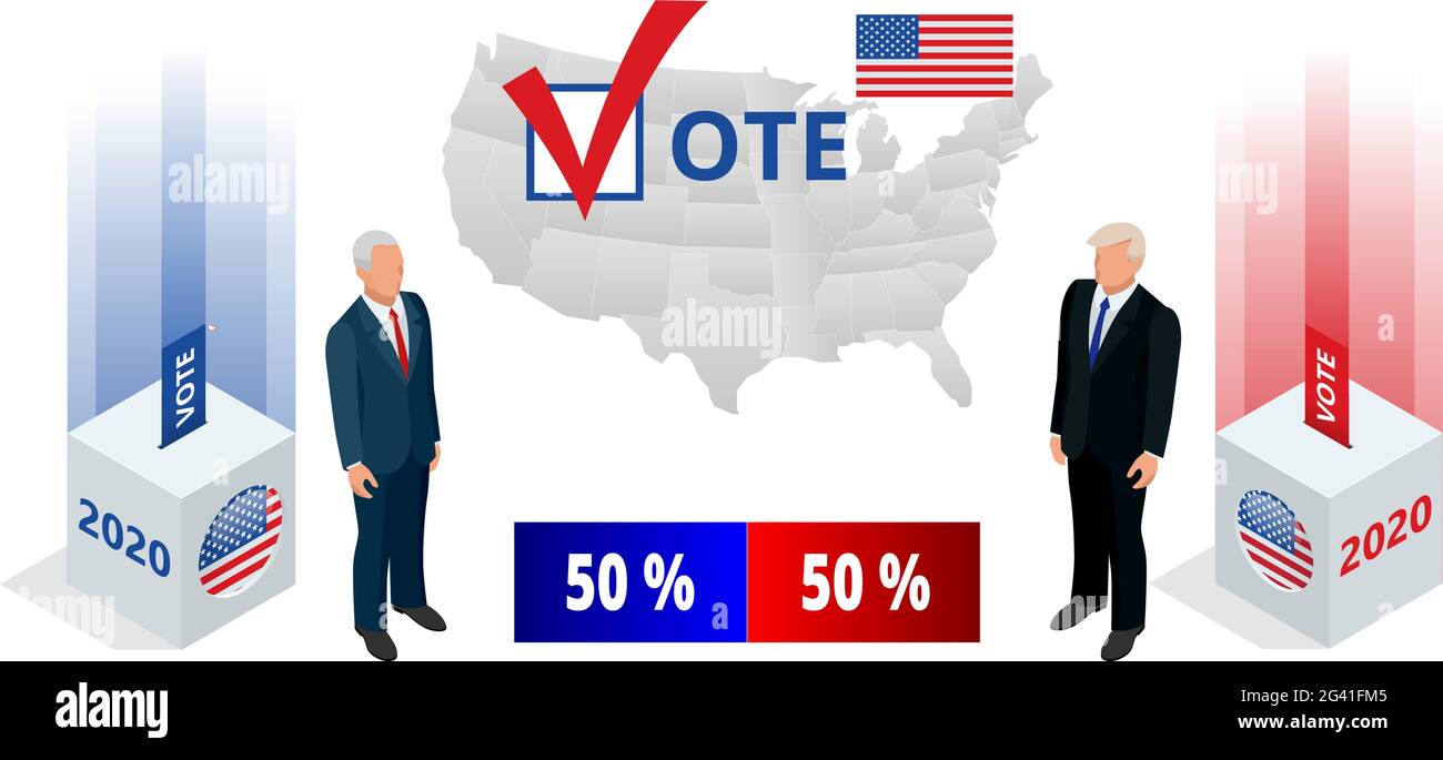 Election day. Usa debate of president voting 2020. Election voting ...