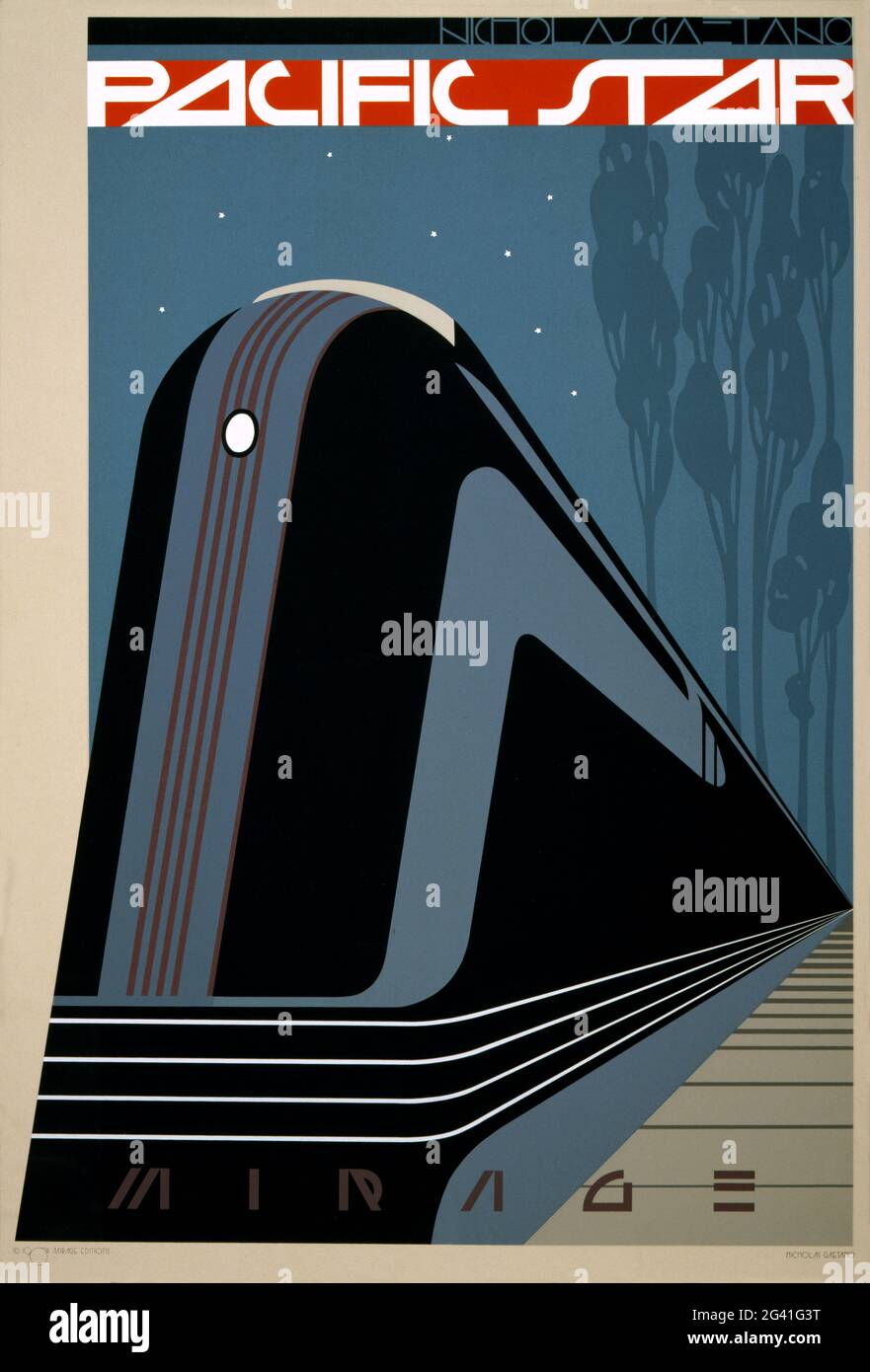 Pacific Star. Mirage by Nicholas Gaetano (1944- ). Restored vintage ...