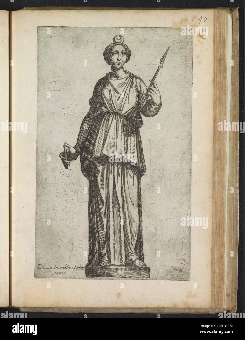 Sculpture of Diana; Diana in Aedibus Farnesianis; Antique sculptures in ...