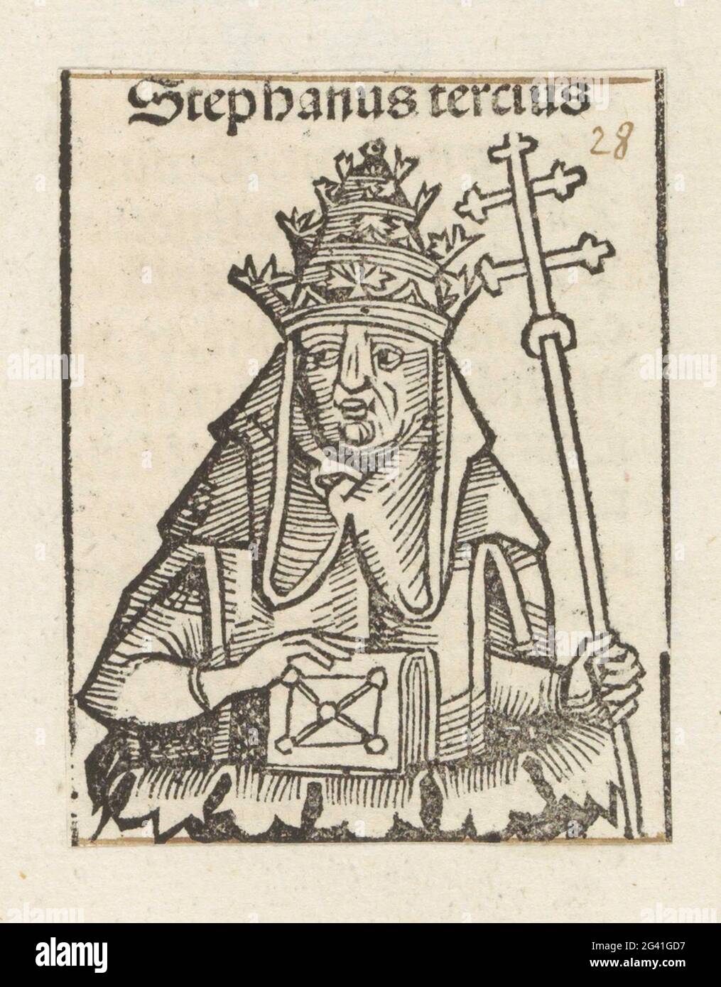 Pope stephanus iii hi-res stock photography and images - Alamy