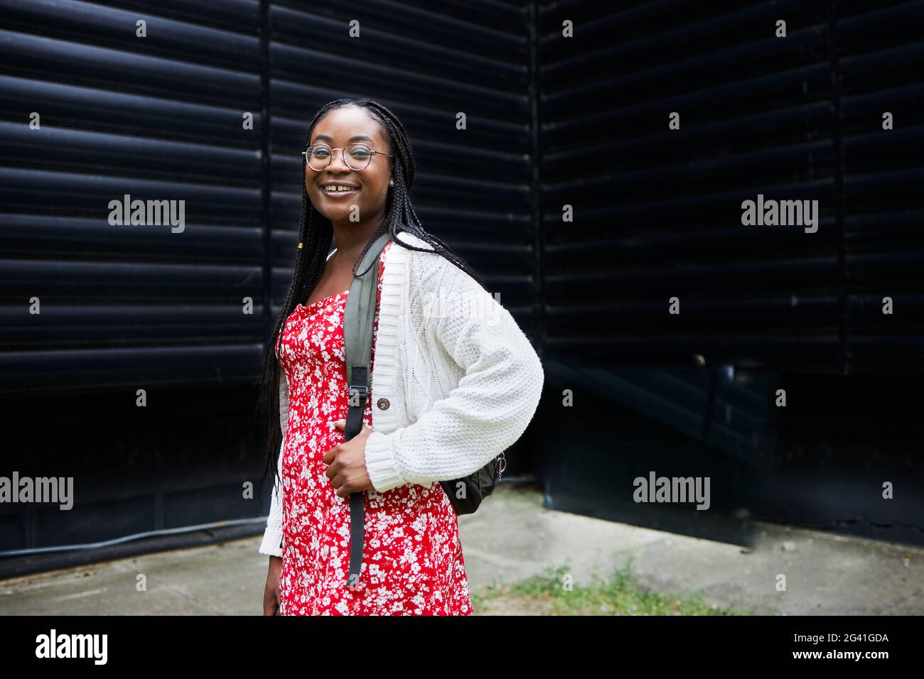 Portrait of an African student smiling Stock Photo - Alamy