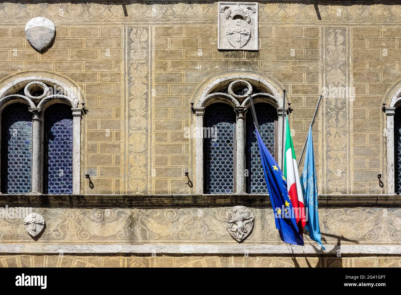 Flags of pienza hi-res stock photography and images - Alamy