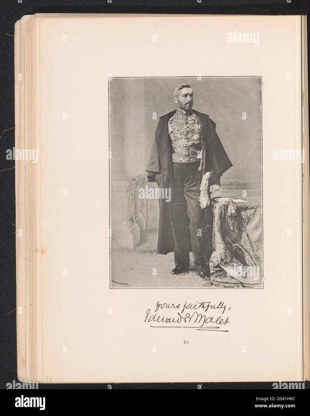 Portrait of Edward Malet Stock Photo - Alamy