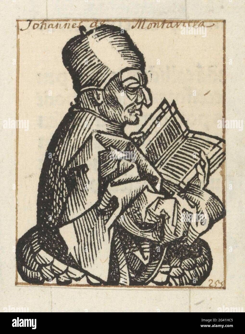 Jean de Mandeville; (John the Monte Villa); Liber chronicarum. A flower ...