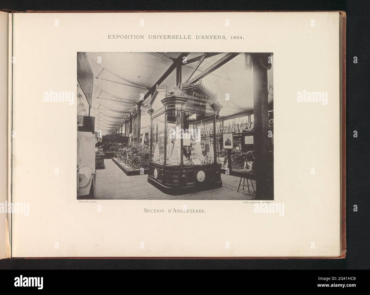 Exhibition of British objects during the World Exhibition in Antwerp ...