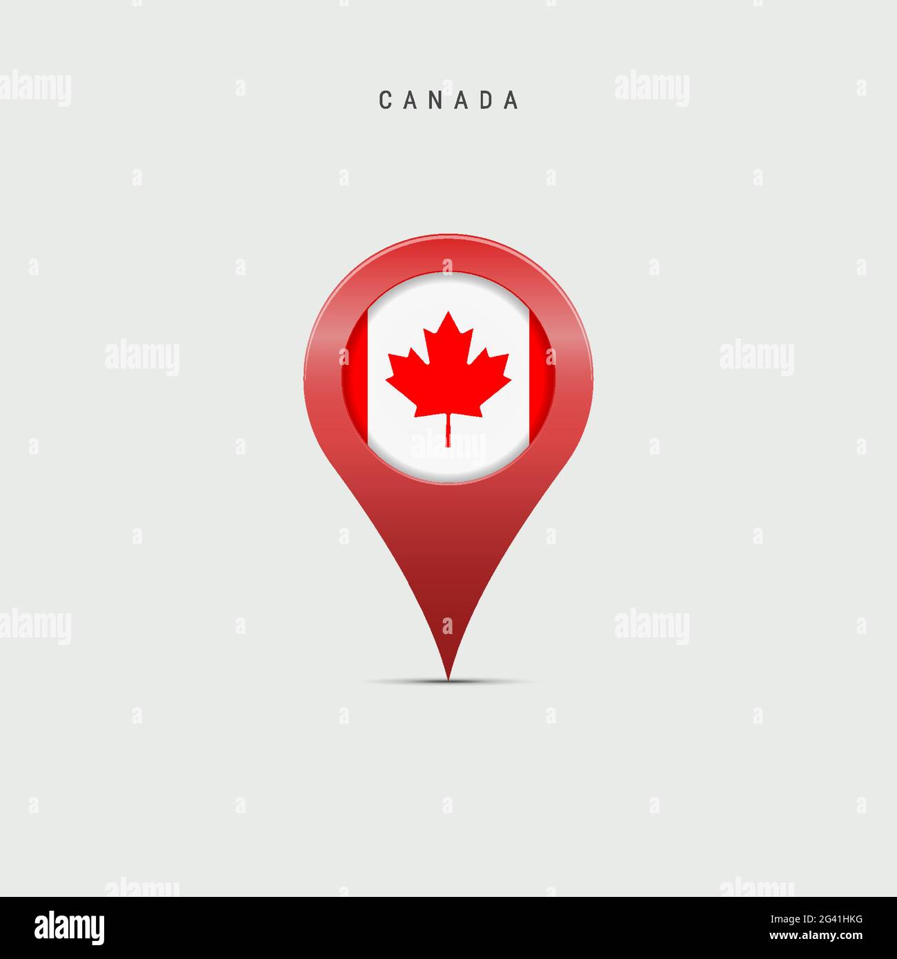 Canada Flag Map Png