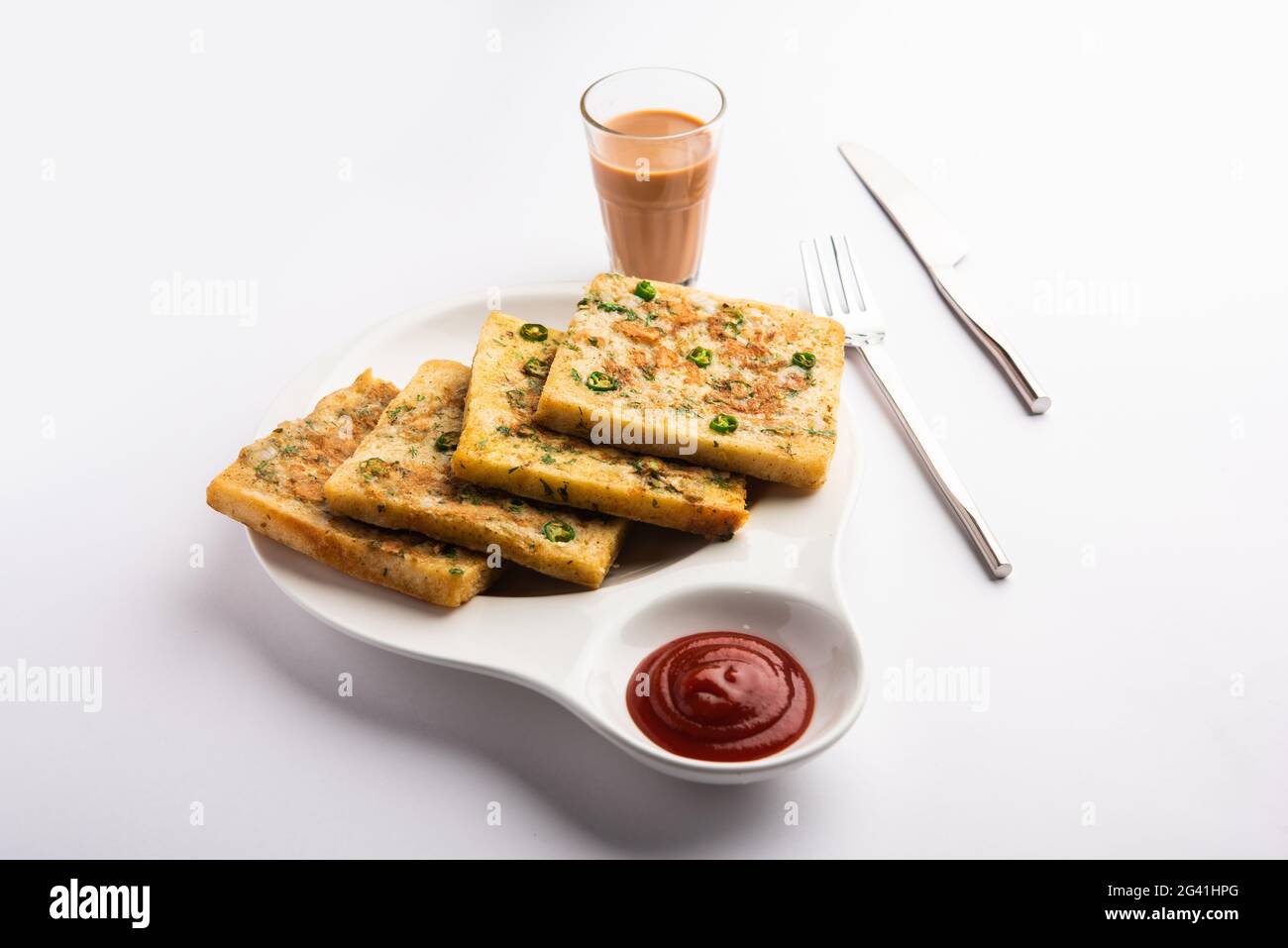 Bread Omelette is a quick and easy breakfast from India. Fresh bread ...