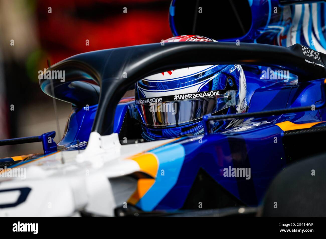 Le Castellet, France. 18th June, 2021. LATIFI Nicholas (can), Williams ...