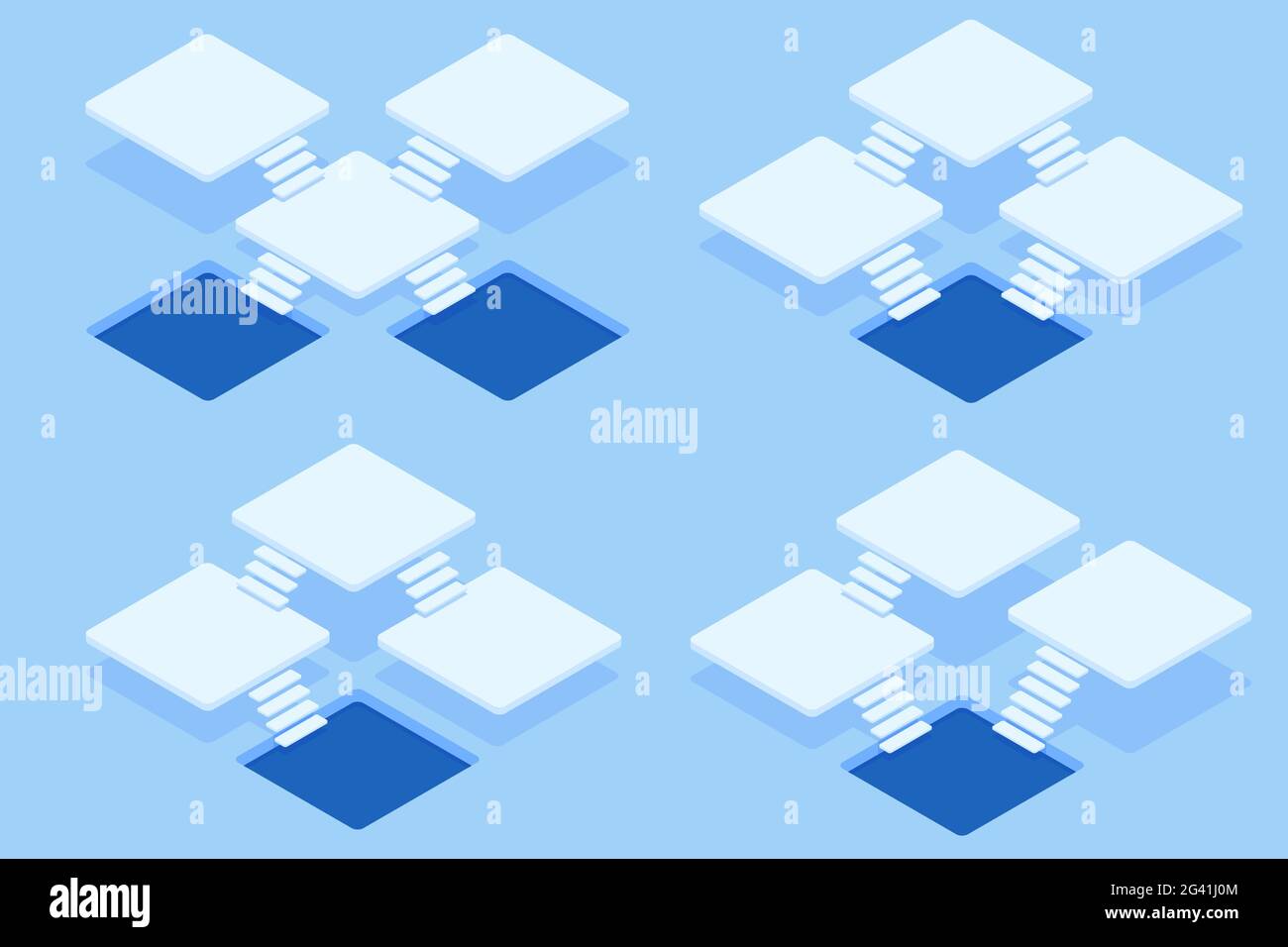 Set of isomeric product display podiums mockups. Podium scene pillar ...