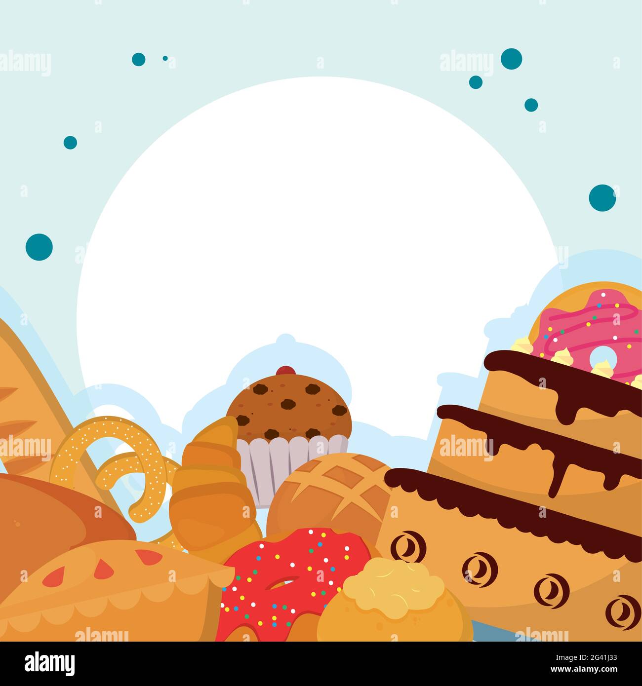 Bakery and sweet food icon collection Stock Vector Image & Art - Alamy