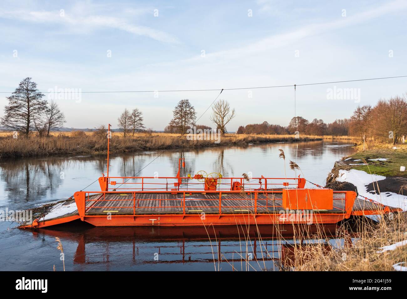Old boat chain ferry hi-res stock photography and images - Alamy