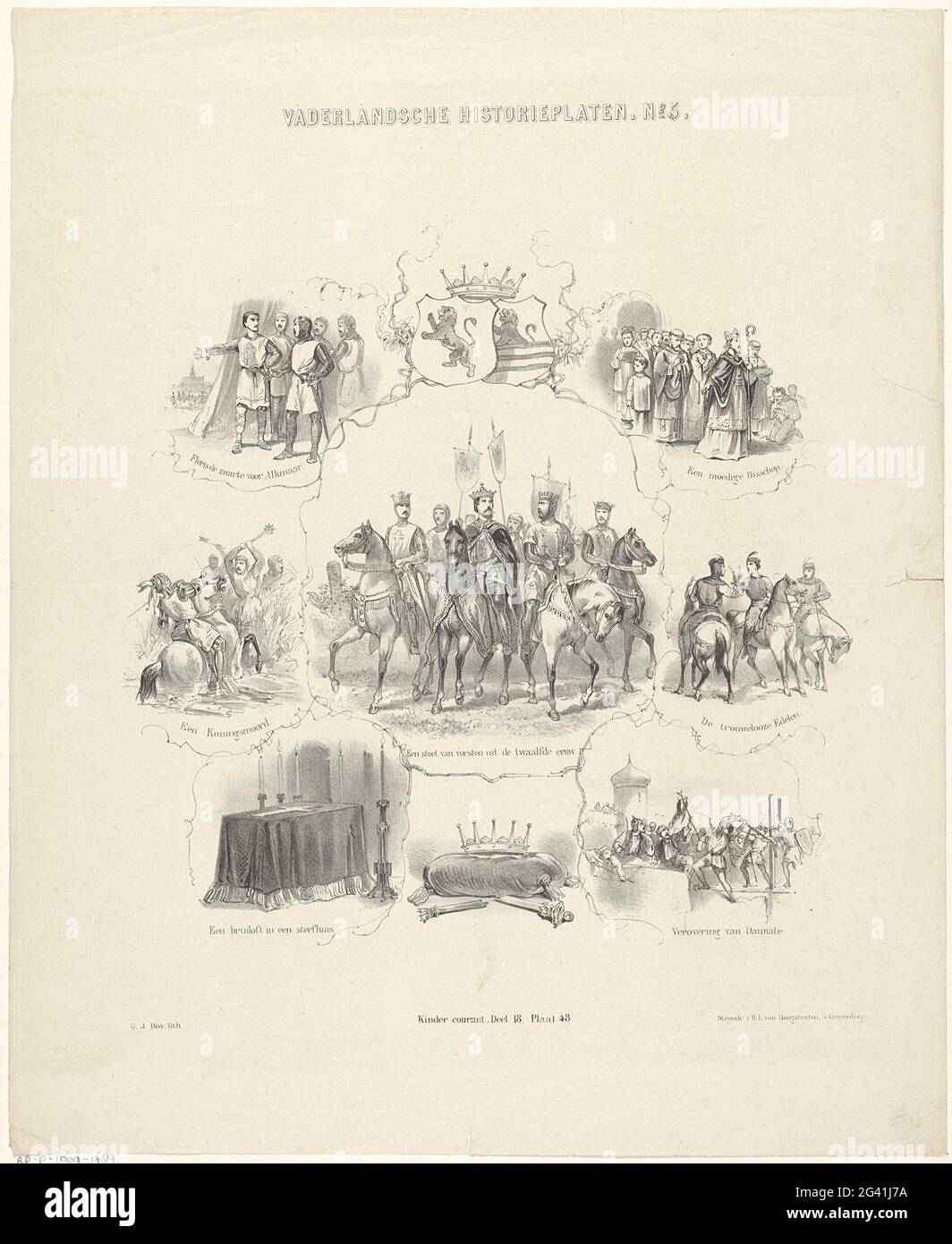 Events in the twelfth century; Patriotic history plates from the ...