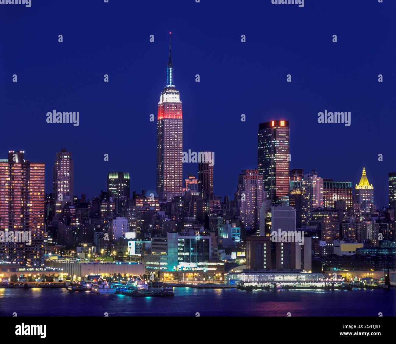 2006 HISTORICAL EMPIRE STATE BUILDING MIDTOWN SKYLINE HUDSON RIVER ...