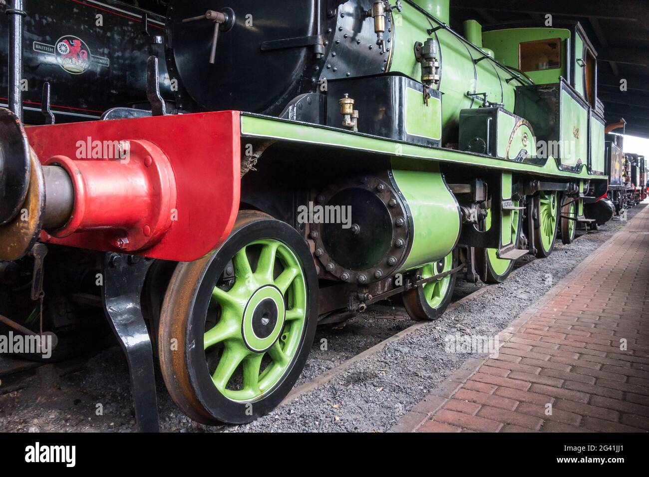 Stationary steam locomotive hi-res stock photography and images - Alamy