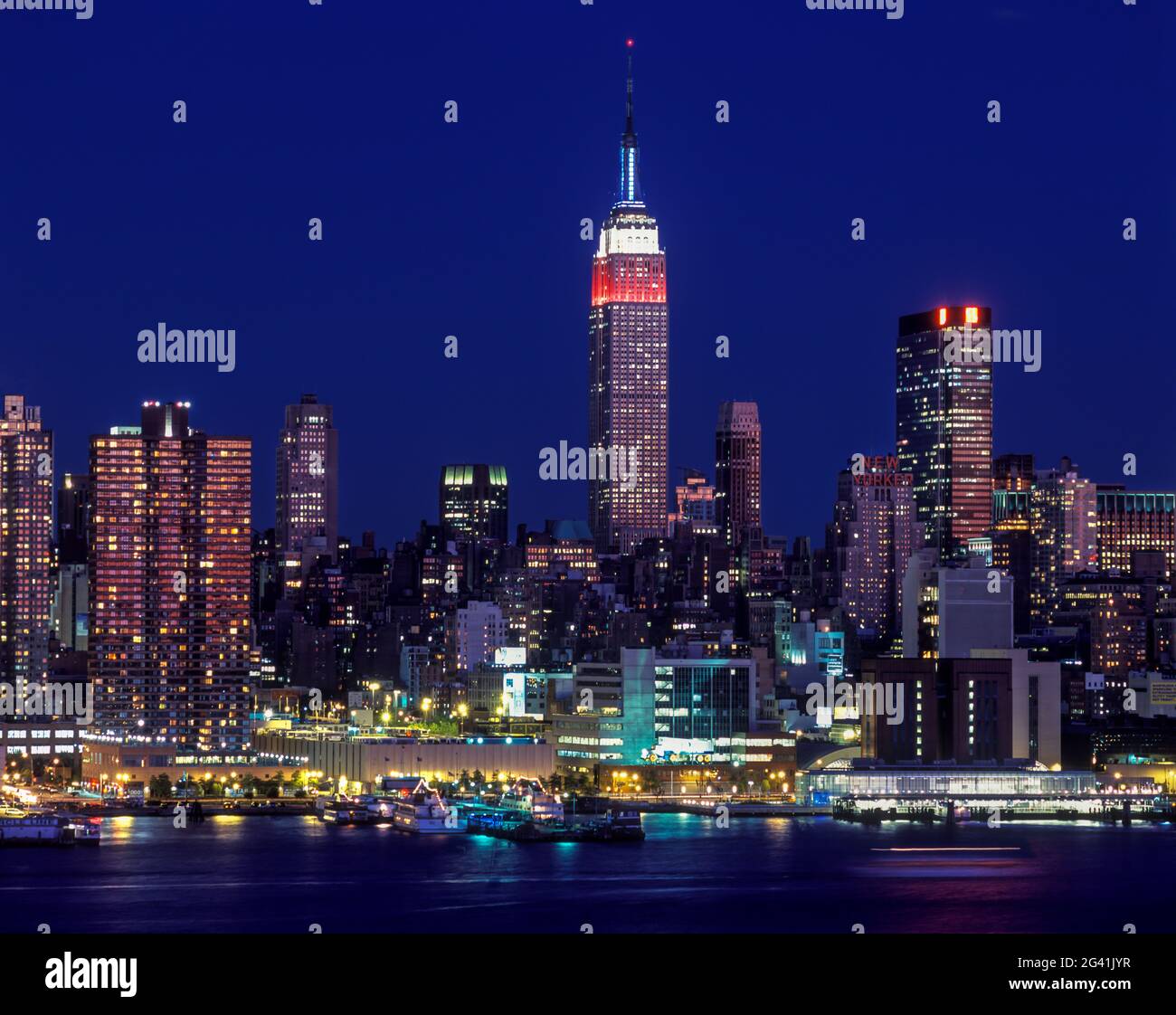 2006 HISTORICAL EMPIRE STATE BUILDING MIDTOWN SKYLINE HUDSON RIVER ...