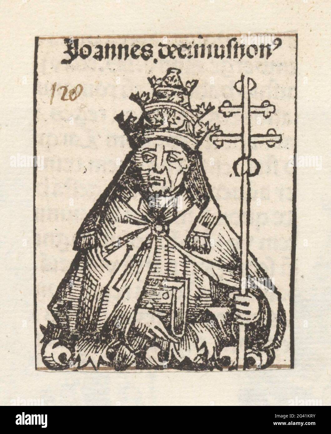 Pope John XVIII or XIX; Joannes Decimussnon [US]; Liber chronicarum. A ...