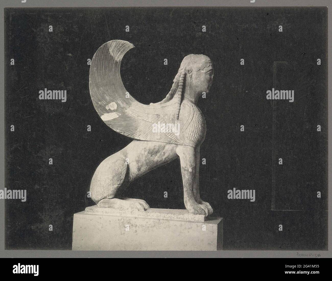 Image of a winged Sphinx in Delphi. Part of travel album with pictures ...