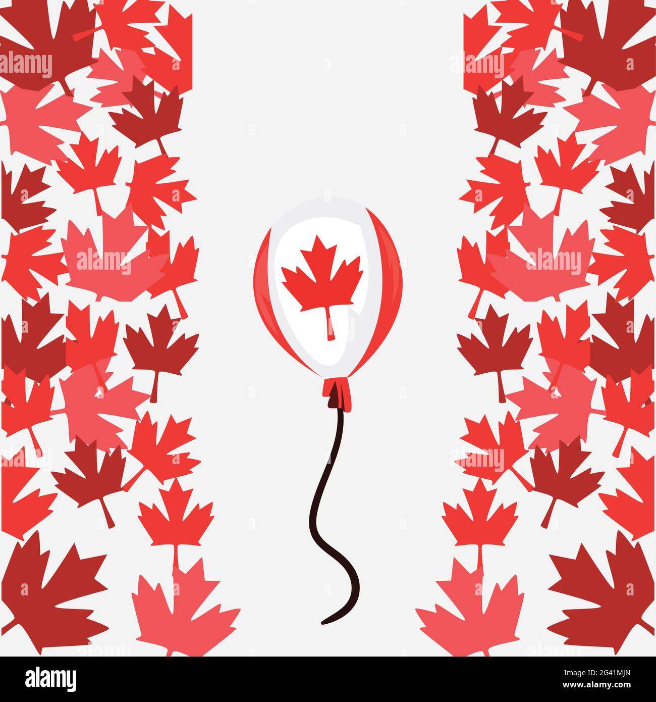 Canadian balloon Stock Vector Images - Alamy