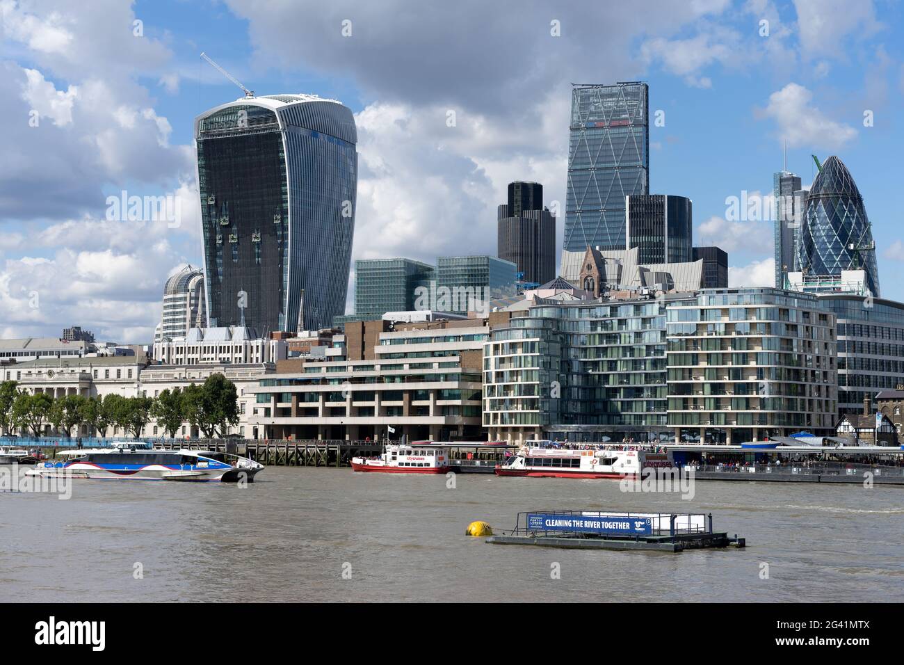 View of modern architecture in the City of London Stock Photo - Alamy