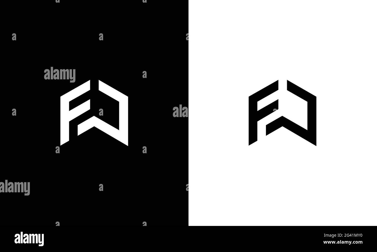 Fw initial Stock Vector Images - Alamy