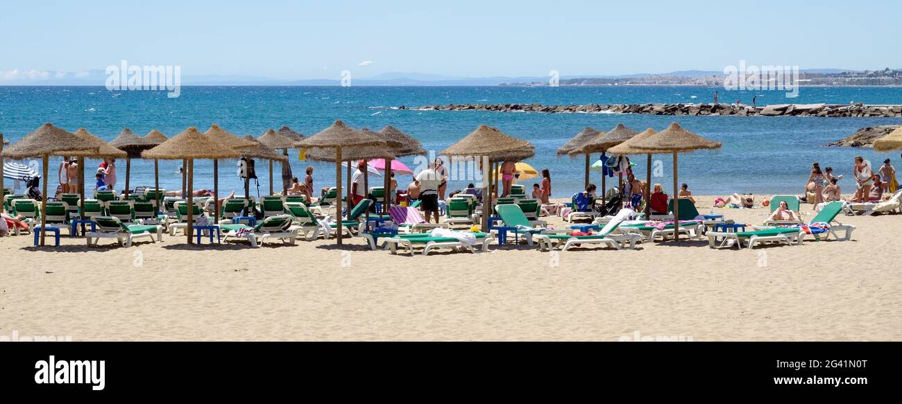 Marbella beach and spain hi-res stock photography and images - Alamy