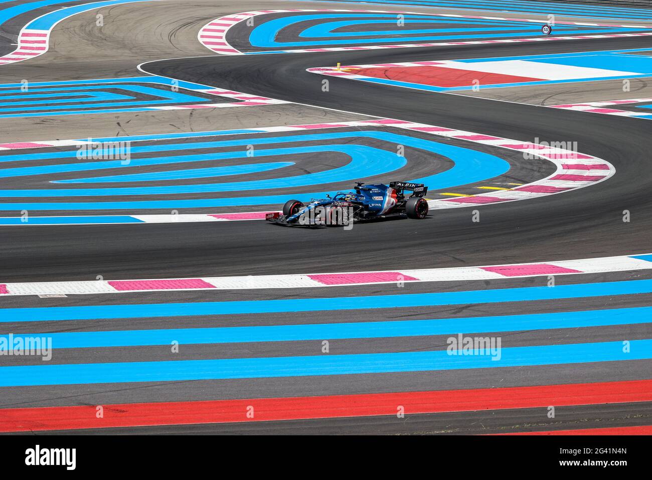 14 ALONSO Fernando (spa), Alpine F1 A521, action during the Formula 1 ...