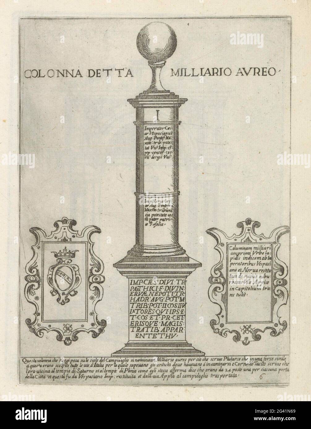 Milliarium aureum hi-res stock photography and images - Alamy