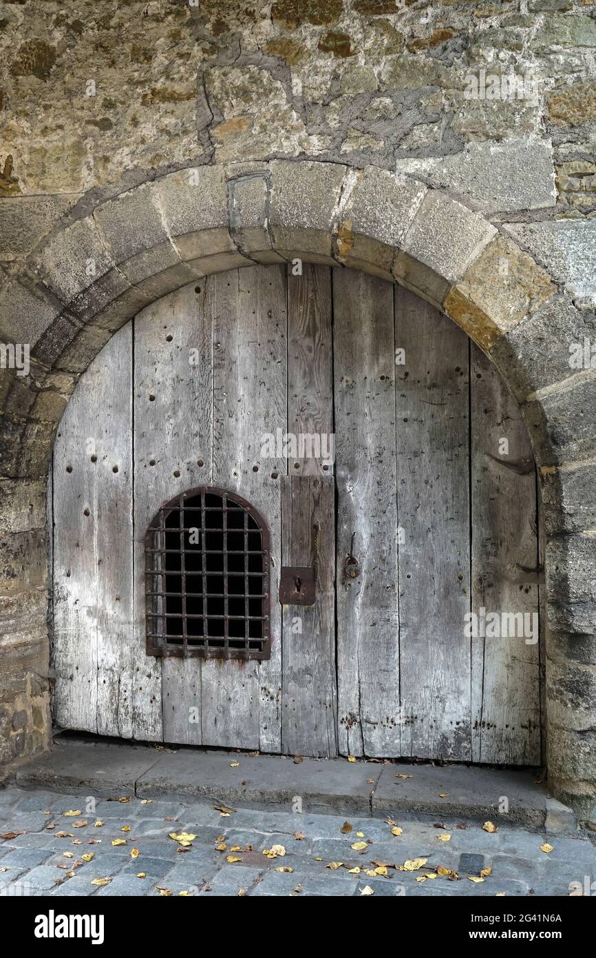 Old wooden door in traditional hi-res stock photography and images - Alamy