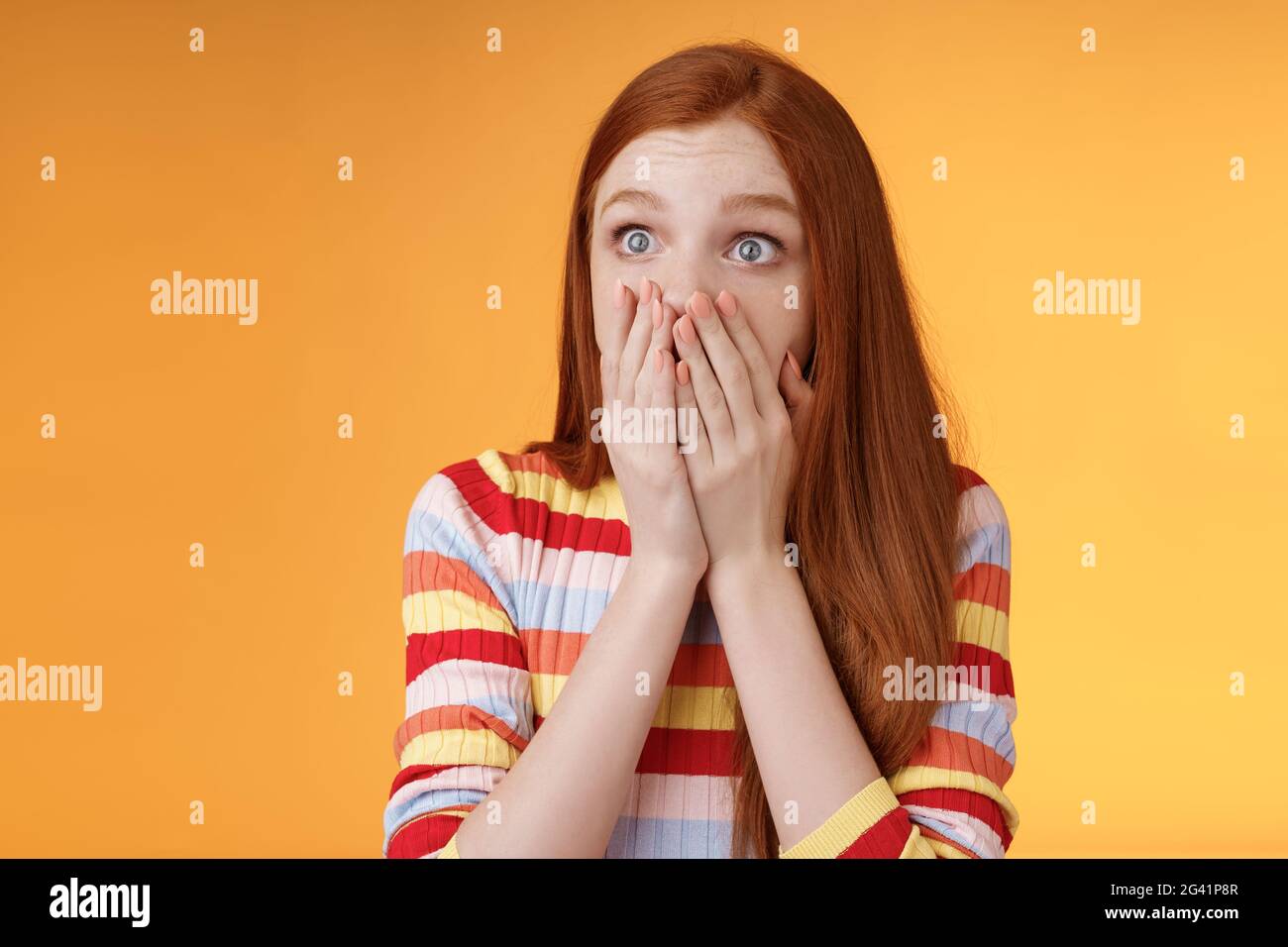 Upset teenager ginger hi-res stock photography and images - Alamy