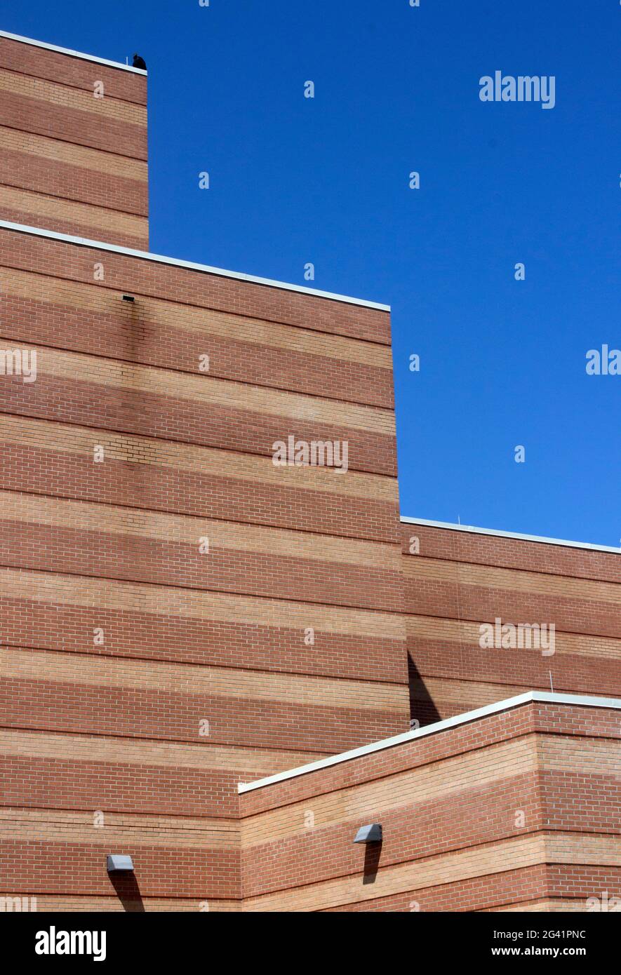 Sharp, pronounced angles of a building Stock Photo - Alamy